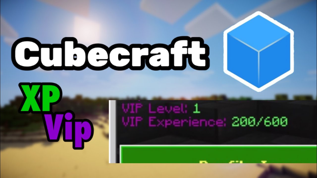 CUBECRAFT EXPERIENCIA VIP COMO CONSEGUIRLA - YouTube