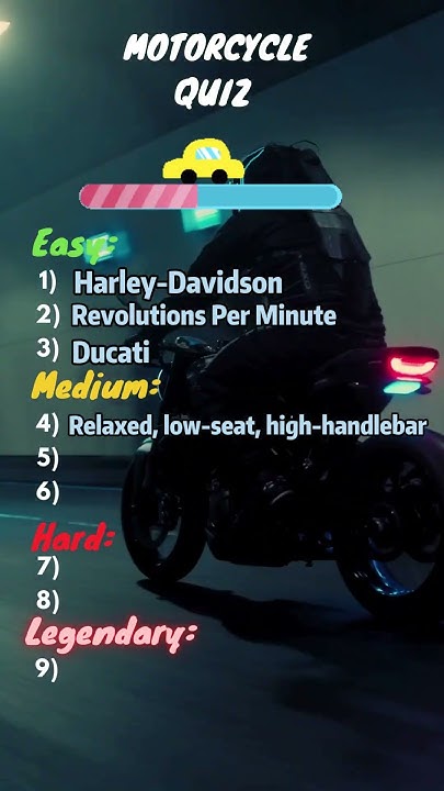 Motorcycle Quiz Challenge: Can You Reach Legendary Level? 🏍️ - YouTube