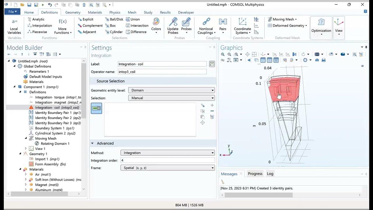 CONTINUATION OF HOW TO MODEL PERMANENT MAGNET MOTOR IN COMSOL. Part 2 - YouTube