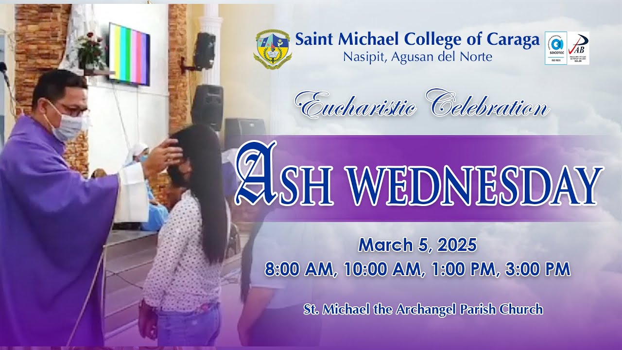 LIVE | Ash Wednesday Day Mass - CTE, CAS, CTHM, & CBM - YouTube