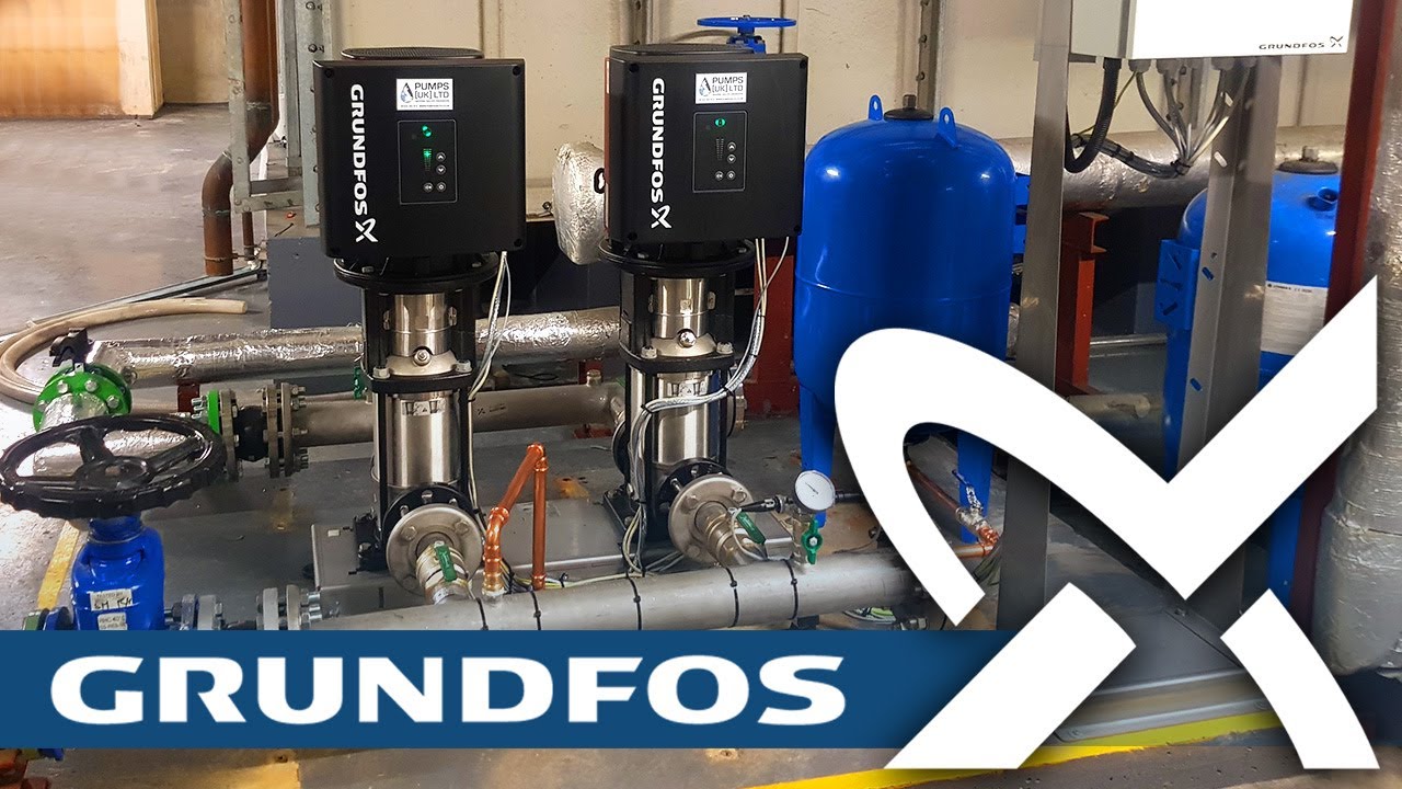 Grundfos Cold Water Booster Pump Installation Timelapse - YouTube