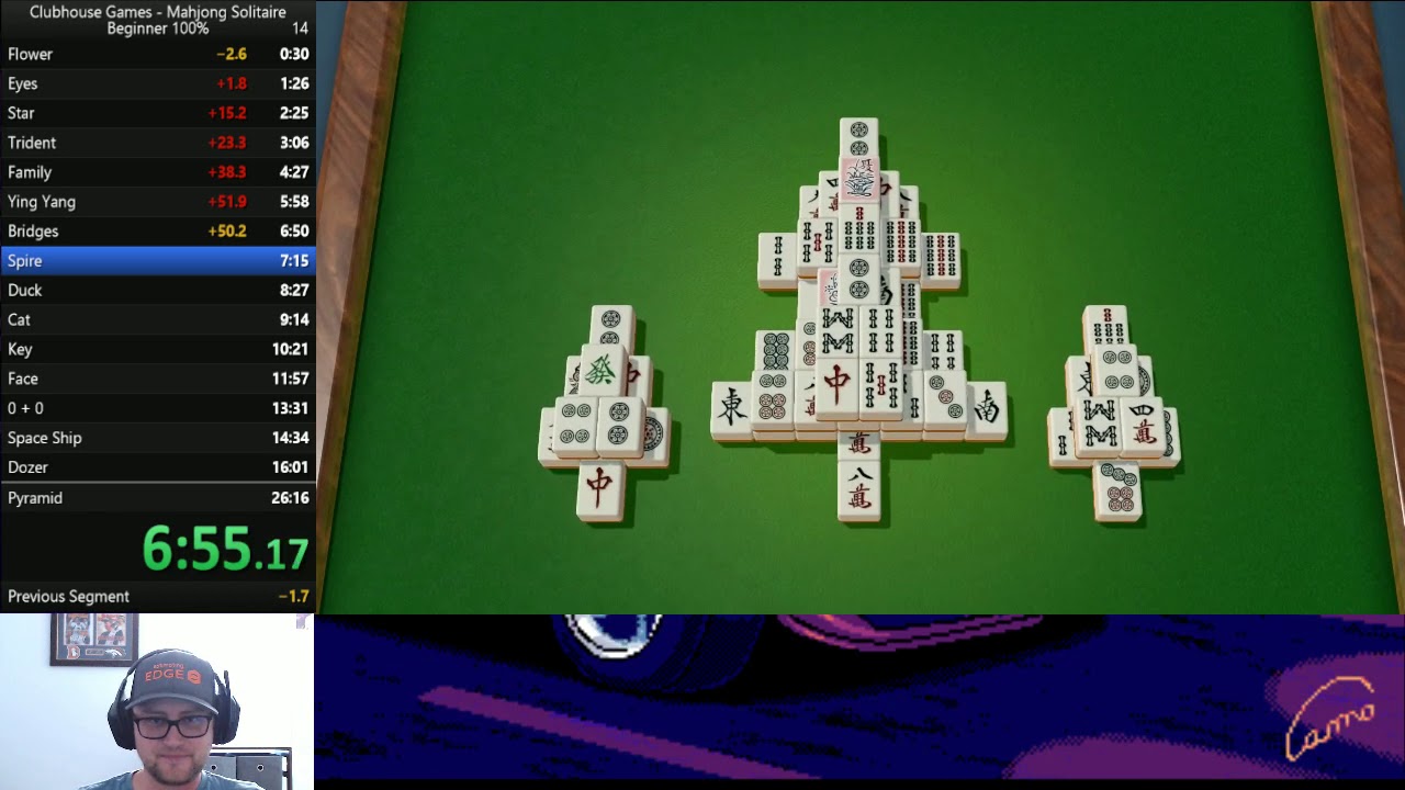 Clubhouse Games - Mahjong Solitaire - Beginner 100% - 26:30.70 - YouTube