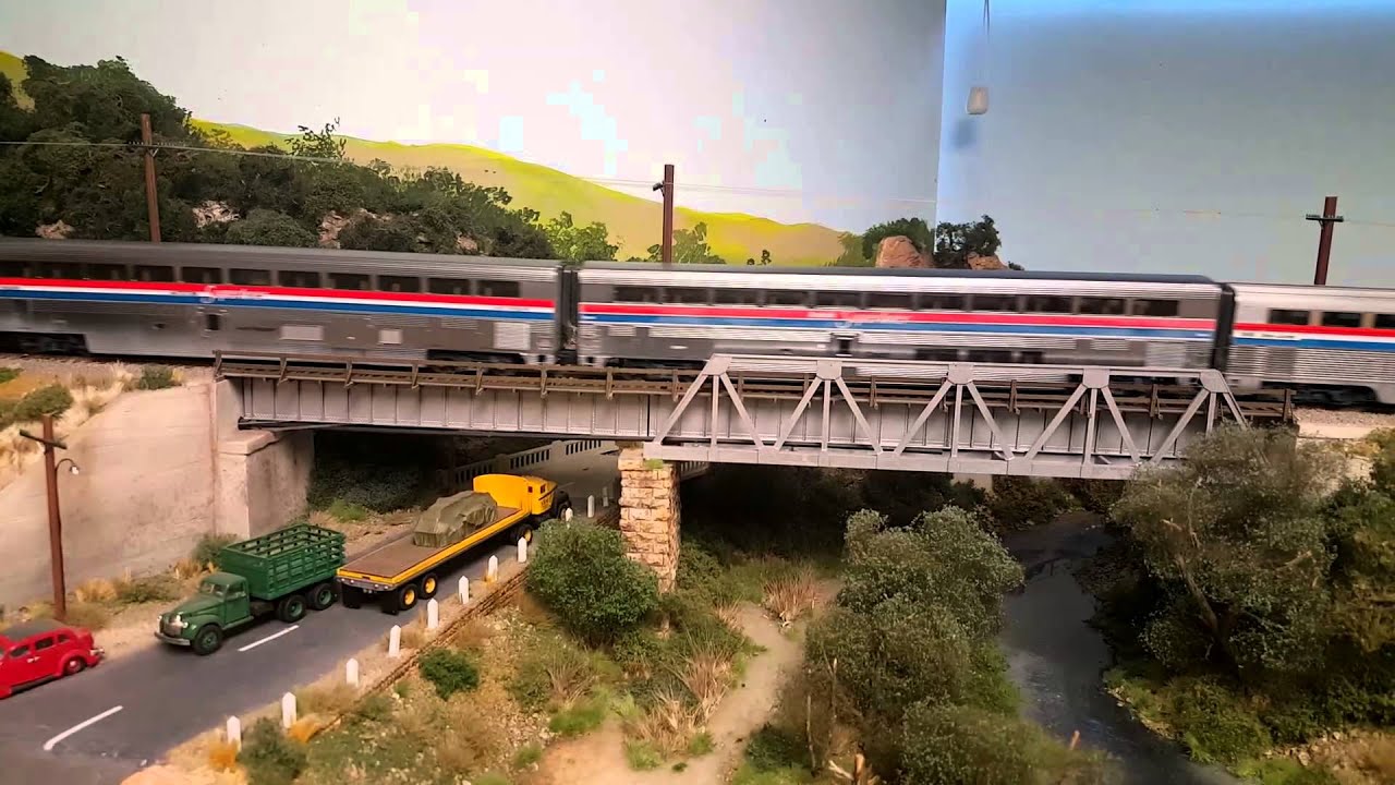 Amtrak Desert Wind On The Pacific Coast Lines - YouTube