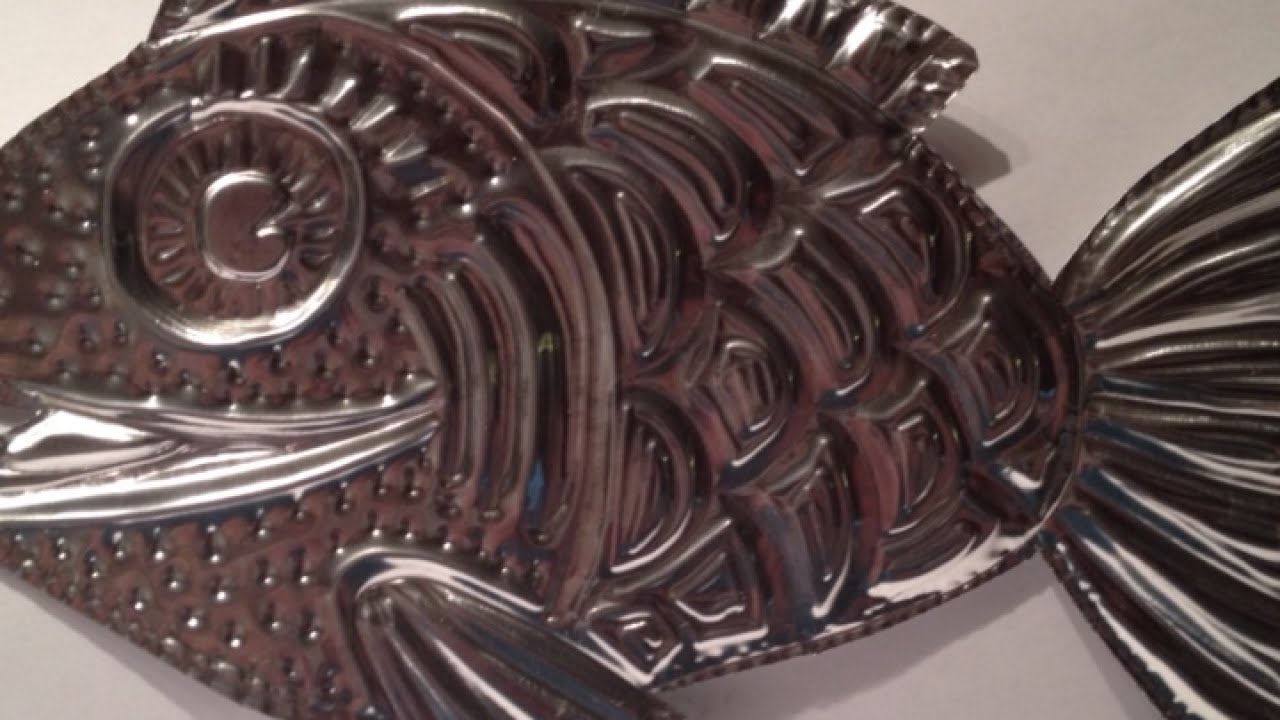 Make a Cool Tooled Metal Fish - DIY Crafts - Guidecentral - YouTube