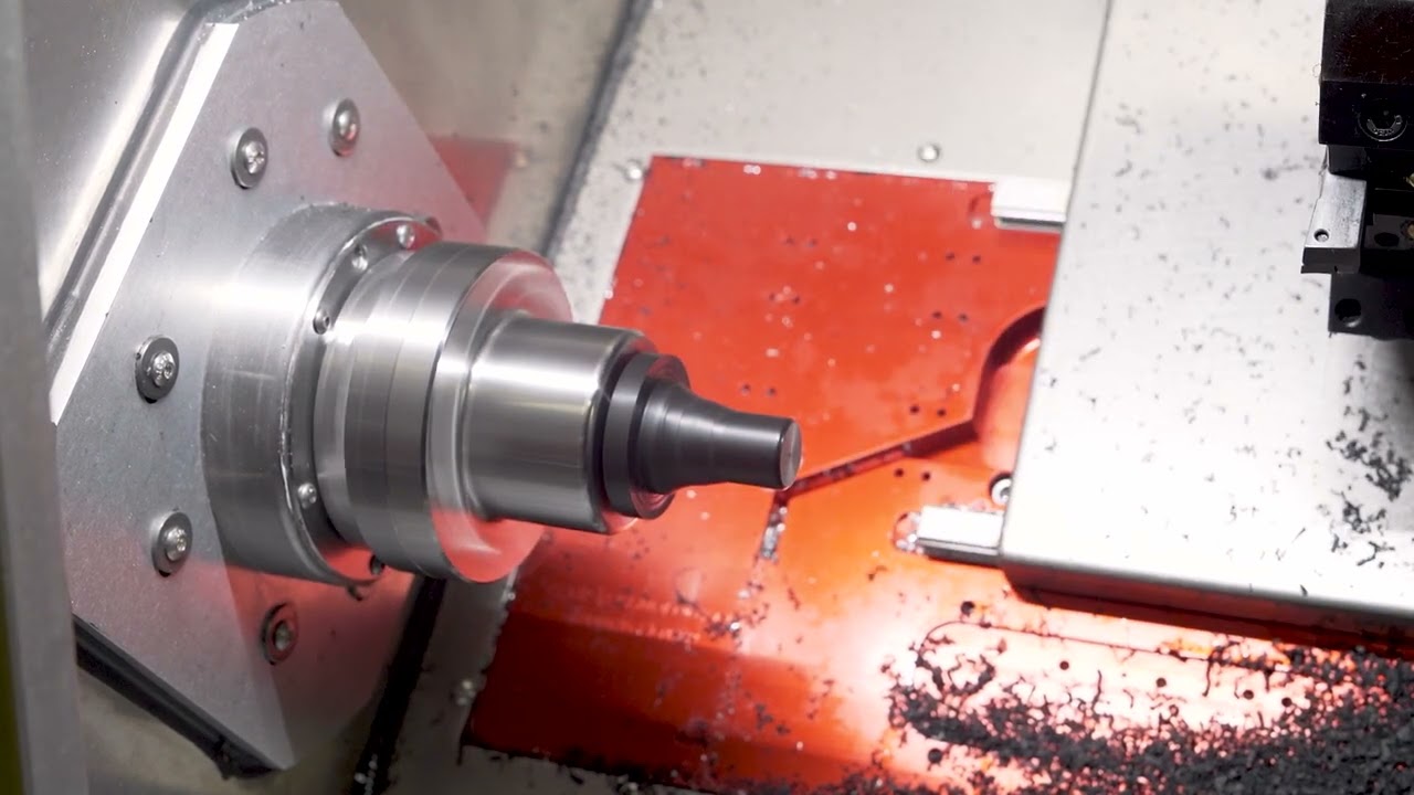 Levil Technology LTC-30 Series Compact CNC Turning Machine Demo - YouTube