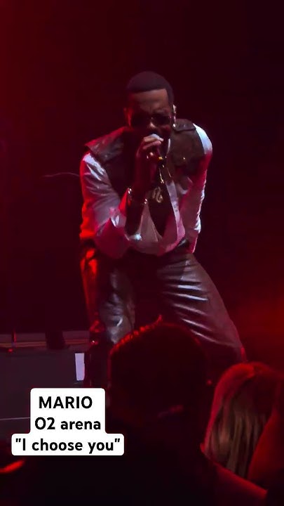 Mario - O2 Arena "I choose you" #o2arena #Mario #singer #rnb - YouTube