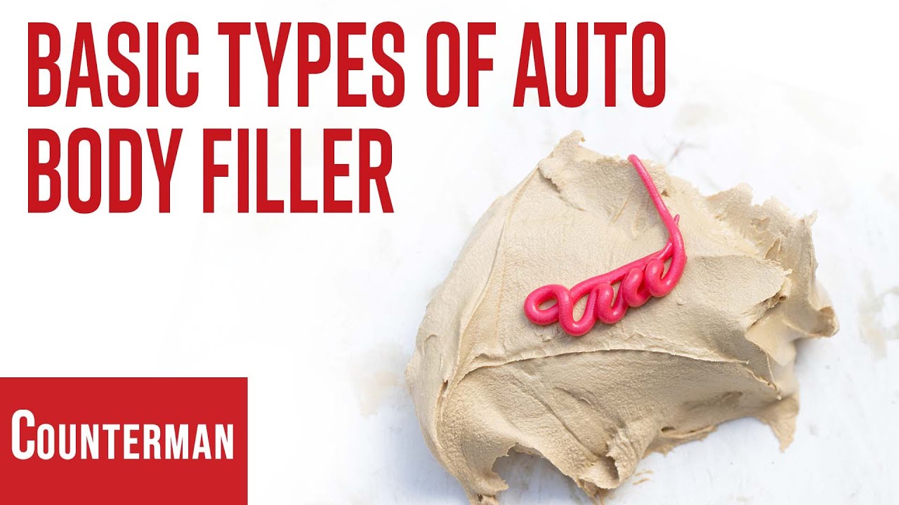 The Basic Types of Auto Body Filler - YouTube