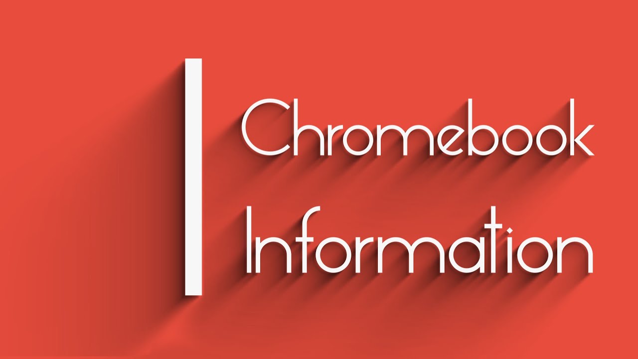 ON | Chromebook Information - YouTube