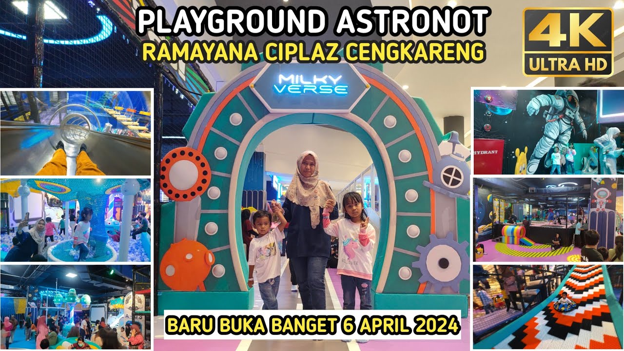 🛸 MILKY VERSE 🚀 Ramayana Ciplaz Cengkareng, Playground bertema luar ...