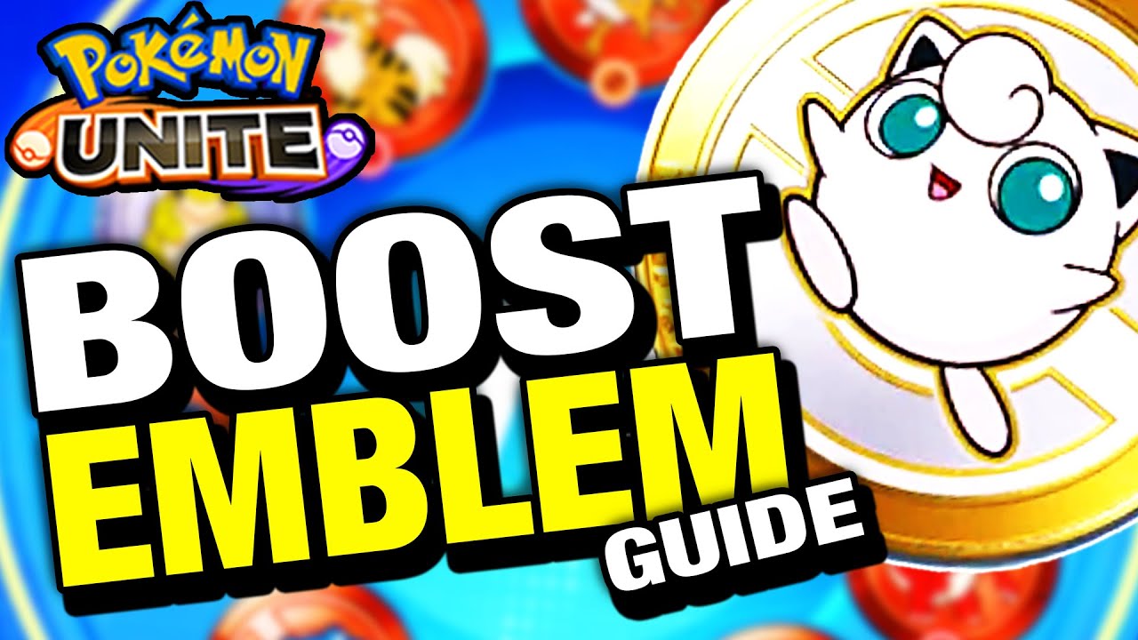 BOOST EMBLEMS MADE SIMPLE!! - Pokémon Unite - YouTube