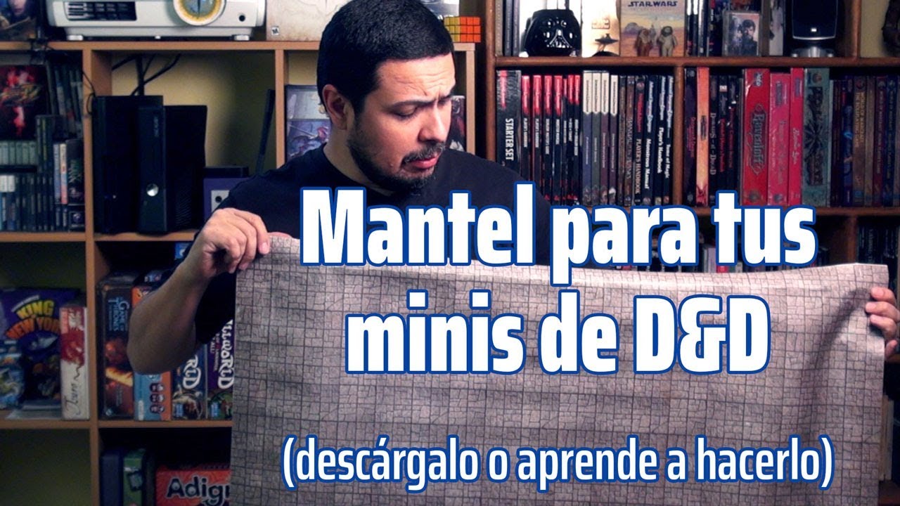 Haz tu propio tablero de minis para D&D (o descárgalo aquí) - YouTube