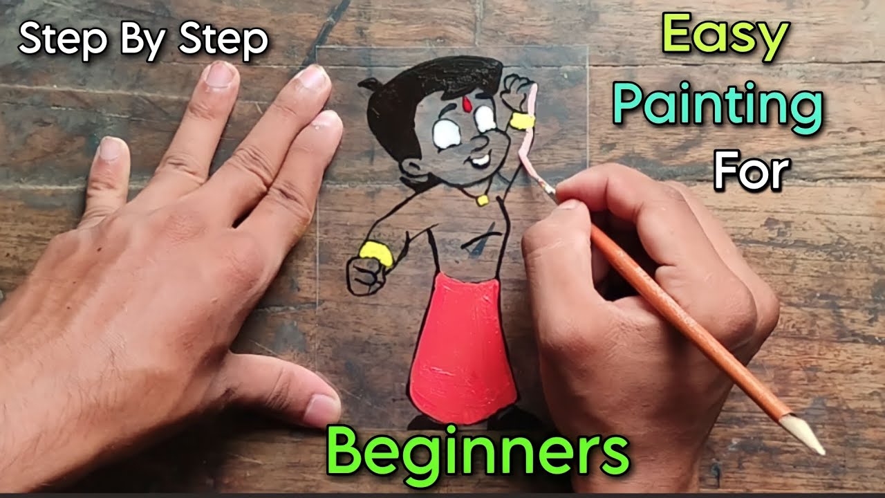 Chota Bheem Cartoon | How to draw Bheem | Cartoon Easy Drawing For ...