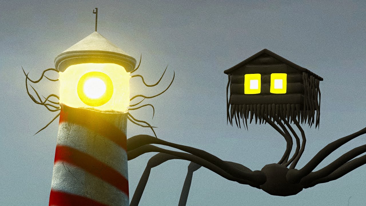 LIGHTHOUSE MONSTER vs HOUSE HEAD - YouTube