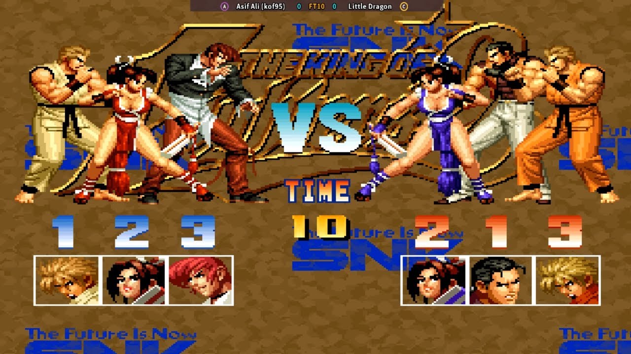 KOF95 The King Of Fighters 95 拳皇95 Asif Ali (kof95) (pk) vs Little ...