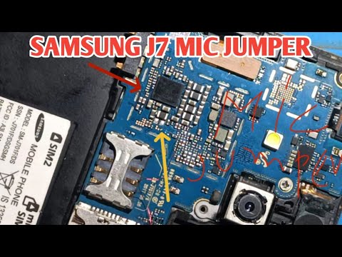 samsung J7 mic jumper 💯% working | samsung j7 mic not working - YouTube
