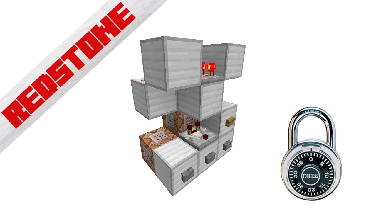 INFINITE COMBINATION LOCK - Minecraft 1.6.2 [Ultra Compact!] [Redstone ...