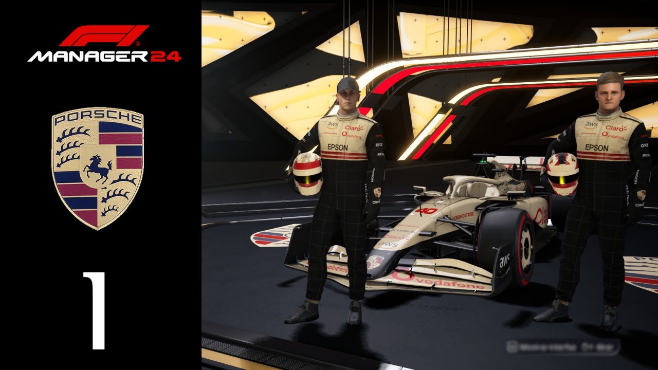 PORSCHE se une a la F1 | Esc. Porsche Temp. 1 - Ep. 1 | F1 Manager 2024 ...