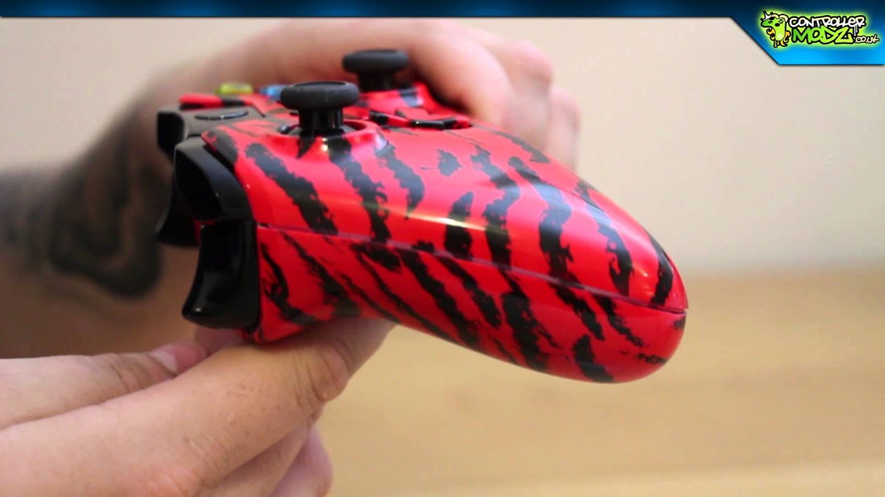 ControllerModz Red Tiger Xbox One Controller! - YouTube