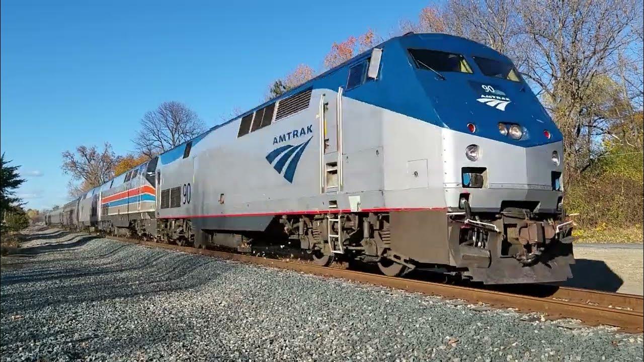 Amtrak Lake Shore Limited Around New York's Capital District - YouTube