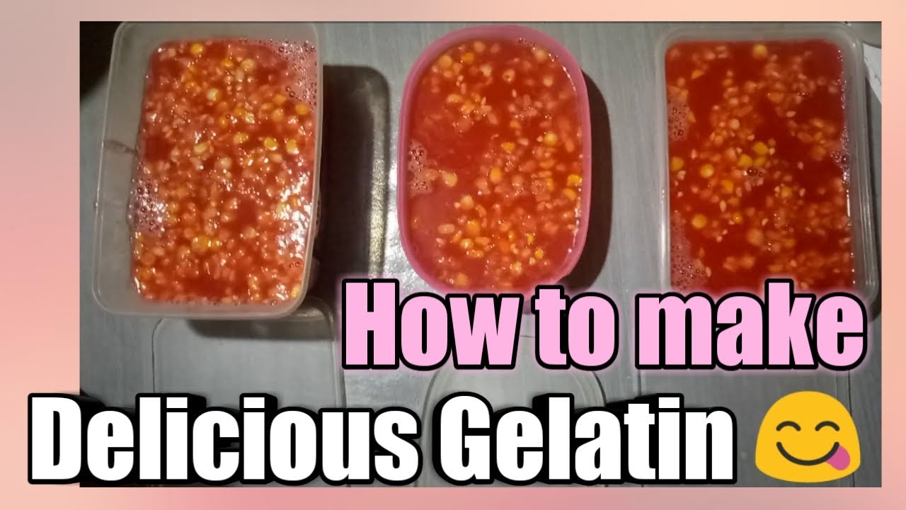 How to make Delicious Gelatin - YouTube
