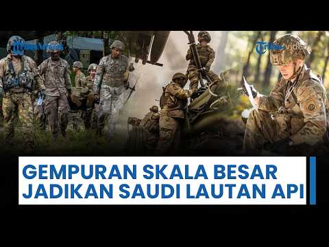 Lautan Api di Jazan & Abha! Gempuran Skala Besar Yaman Obrak-Abrik Aramco & Pangkalan Saudi Hangus