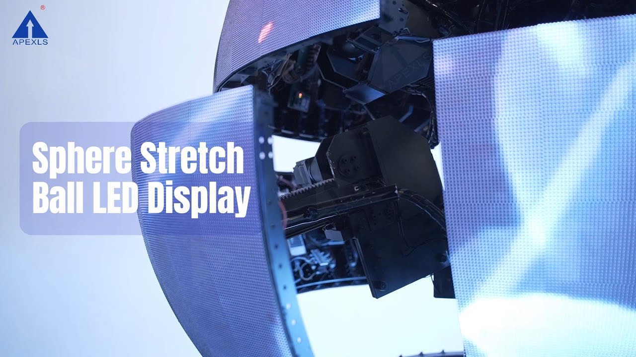 Sphere Stretch Ball LED Display - YouTube