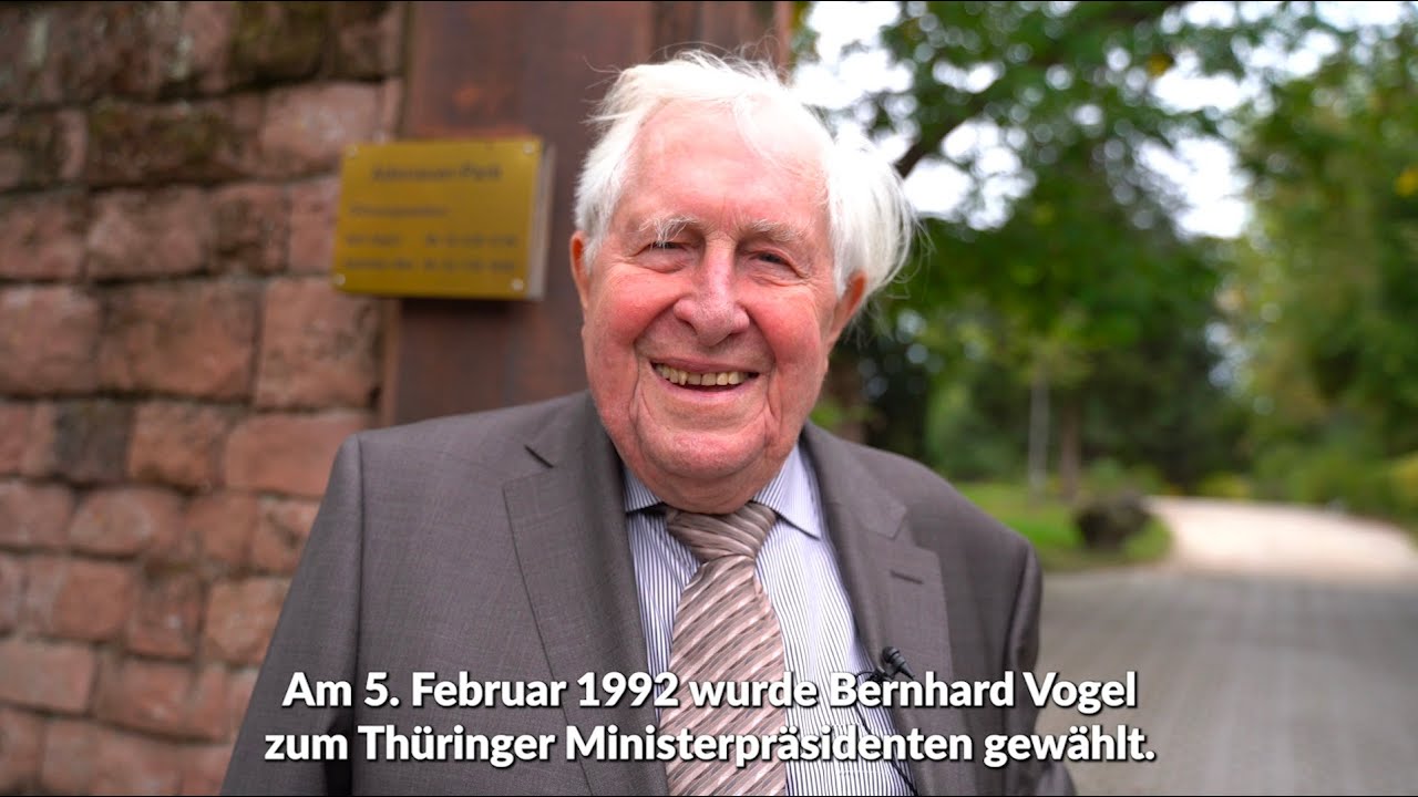 Bernhard Vogel wurde vor 30 Jahren in Thüringen als Ministerpräsident ...