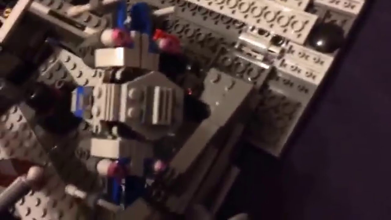 X-wing crash in star destroyer - YouTube