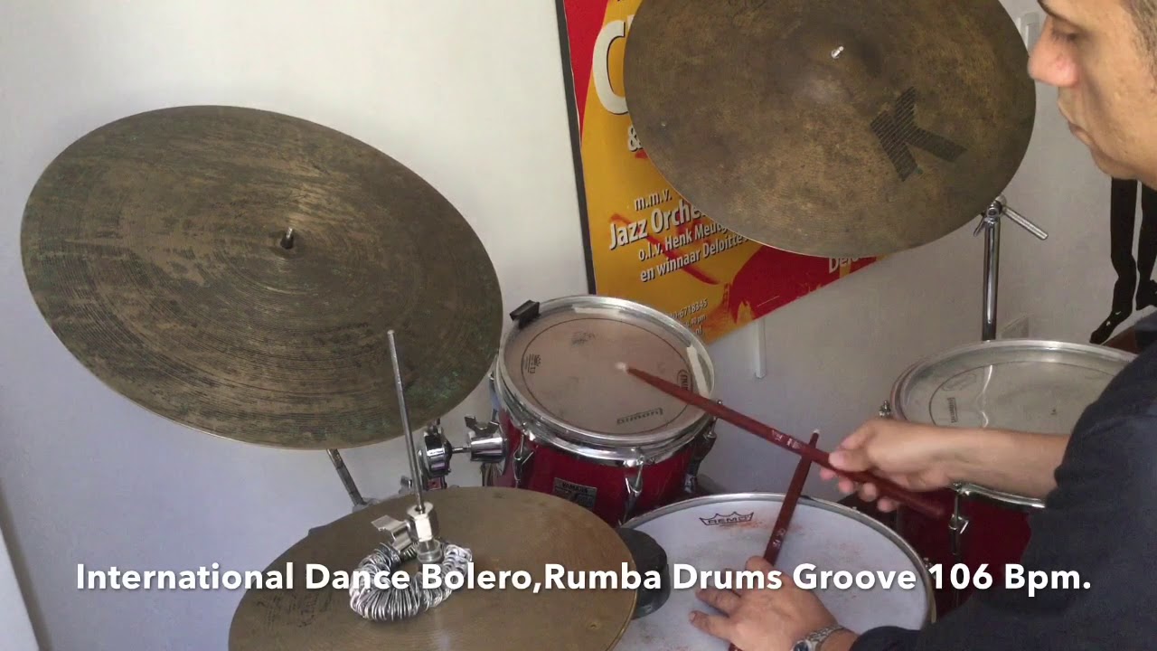 Dance Bolero Rumba .Drums Groove. - YouTube