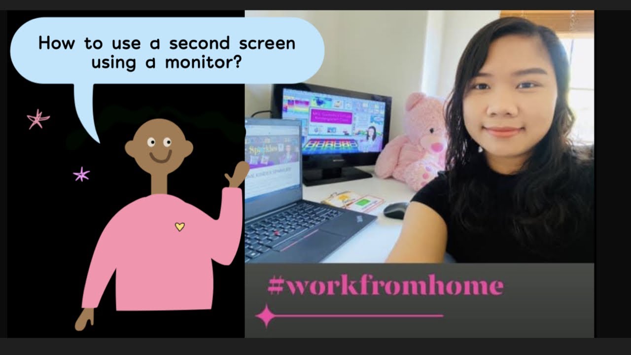 How to get a second screen using a monitor during Google Meet? - YouTube