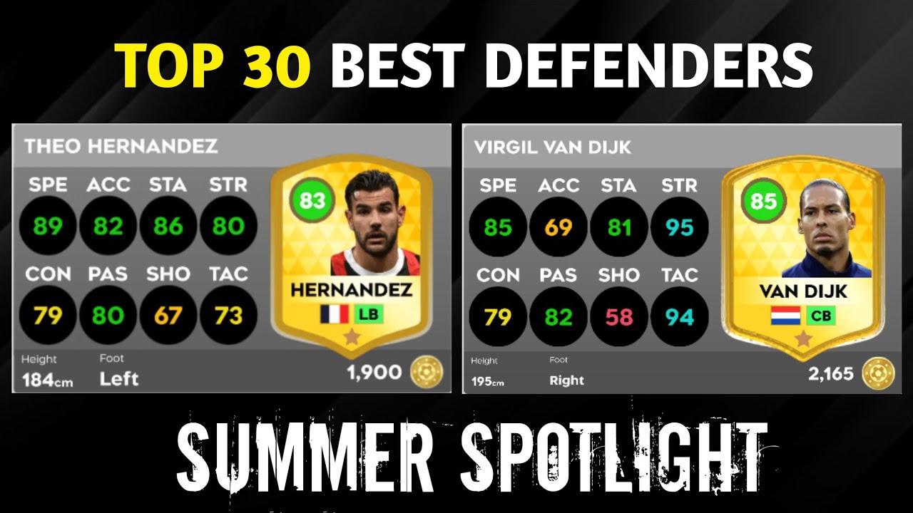 DLS 25 | TOP 30 BEST DEFENDERS AFTER NEW UPDATE IN DLS 25 | DREAM ...