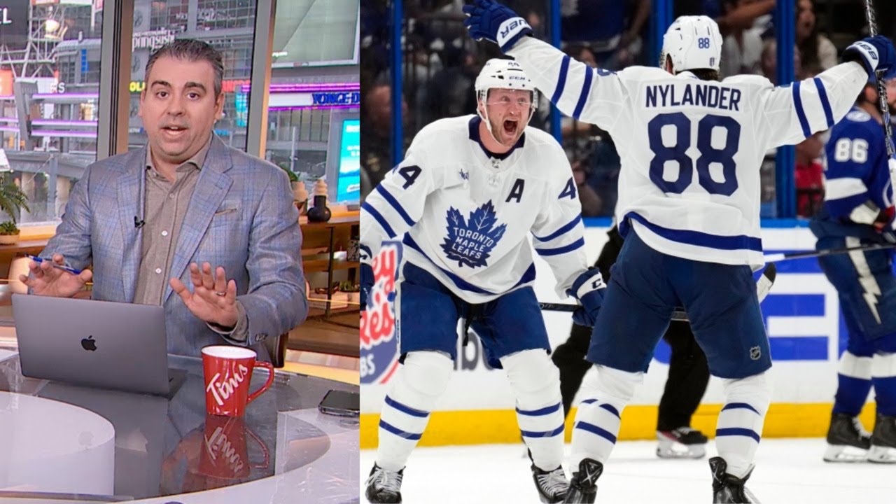 The Toronto Maple Leafs win big in overtime against the Lightning - YouTube