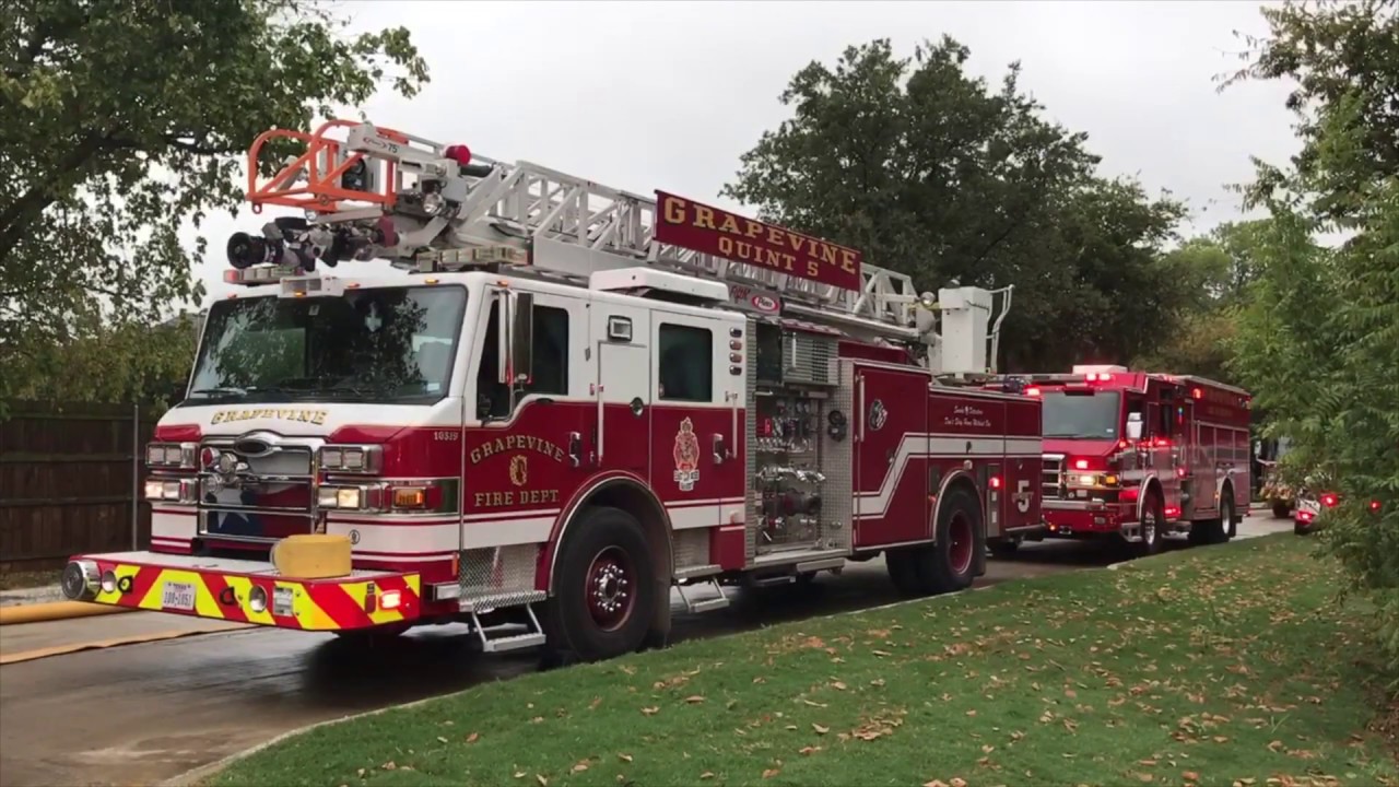 Quick Walk-Around: Grapevine (TX) Fire Dept.'s Pierce Velocity 75 ...