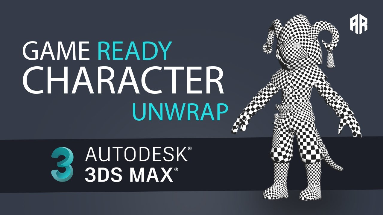UV Unwrap in 3DsMax Game Ready Character - YouTube
