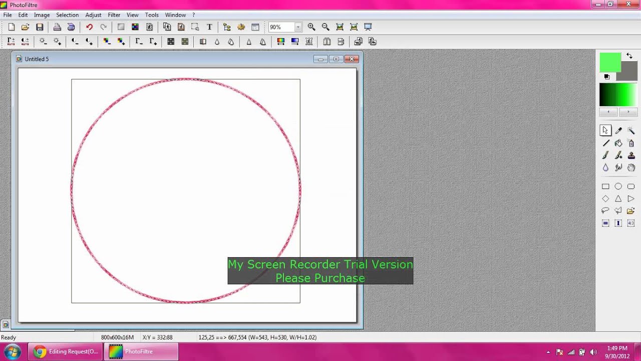 Photofiltre Tutorial- How to make a Picture Pattern - YouTube