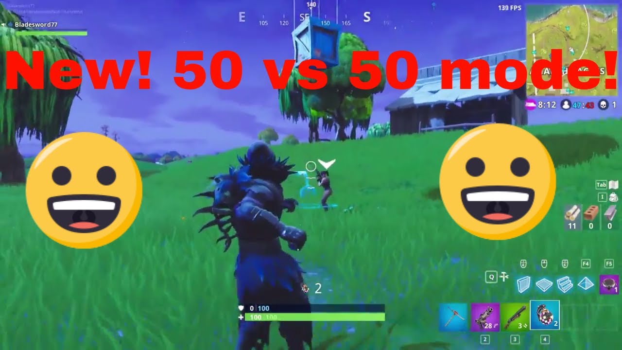 {New! 50vs50 Mode!} Fortnite Battle Royal - YouTube