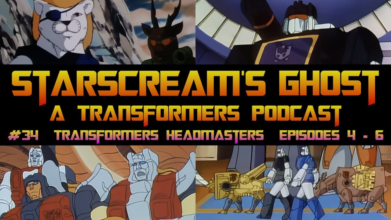 Japanese Transformers Headmasters Eps 04-06 - Starscream's Ghost ...