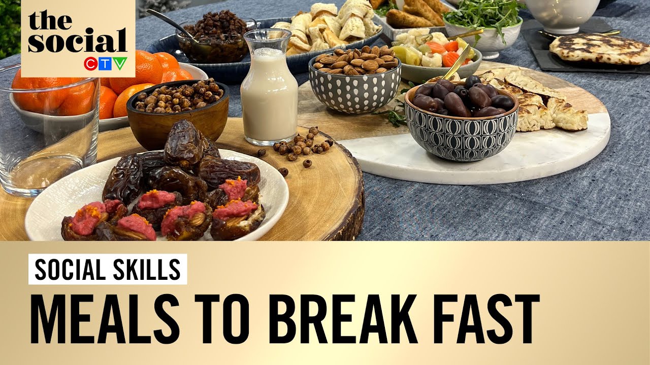 Meals to break fast for Ramadan | The Social - YouTube