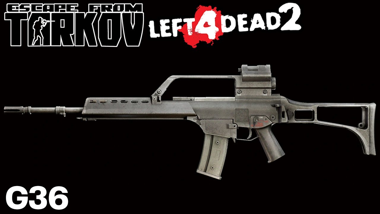 Escape from Tarkov's G36 in - Left 4 Dead 2 - M16 Mod in Action - YouTube