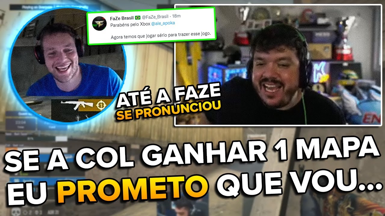 GAULES PERDE APOSTA AO VIVO COM APOKA E A PRÓPRIA FAZE SE PRONUNCIA ...