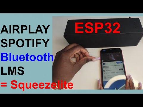 ESP32 Airplay - Spotify - Bluetooth - Logitech Media Server using Squeezelite ESP32 on Muse LUXE ...