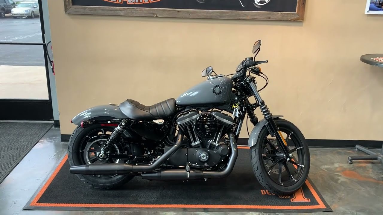 2022 Harley-Davidson Sportster Iron 883 in Gunship Gray-XL883N - YouTube