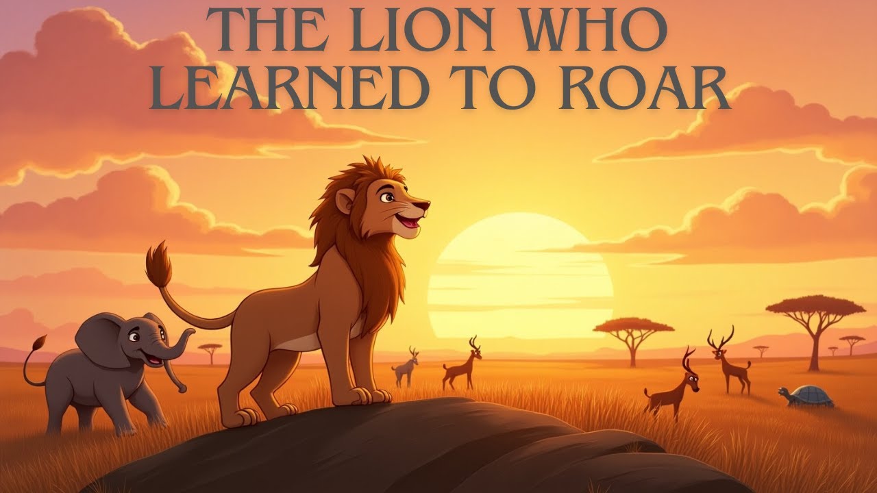 The Lion Who Learned to Roar | Heartwarming Kids Story About Confidence ...