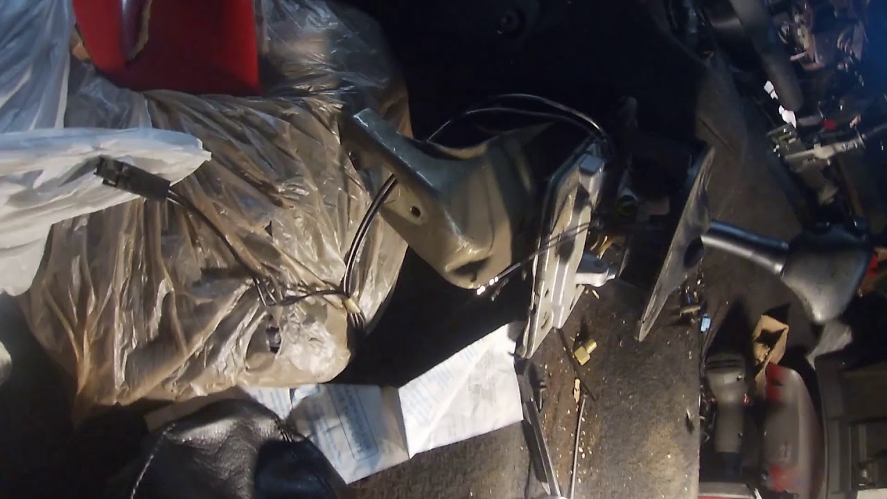 sn95 shifter removal and B&M hammer shifter install - YouTube