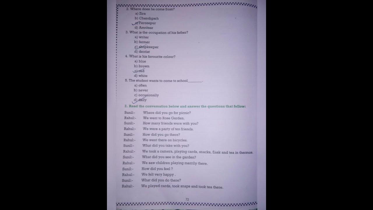 My English Workbook Pseb Class 6th Solved Dialogue Based Comprehension my-english-workbook-pseb-class-6th-solved-dialogue-based-comprehension