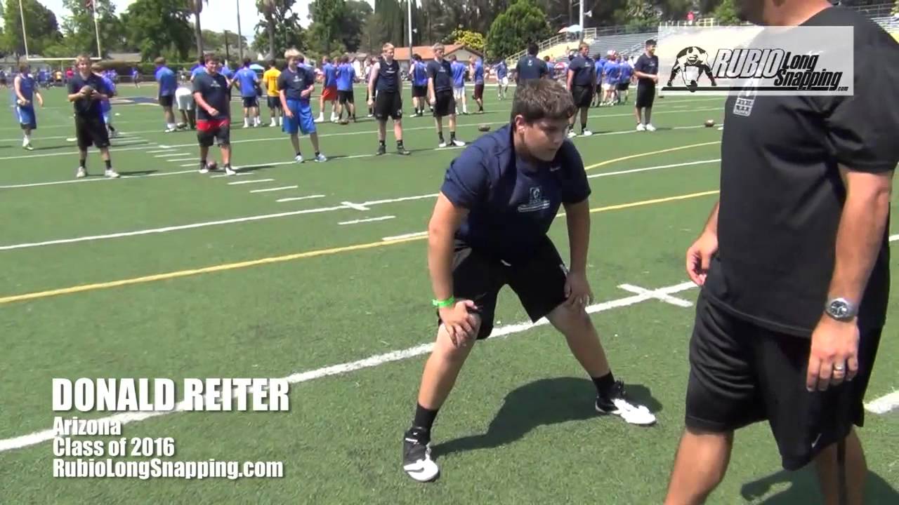 Donald Reiter - Long Snapper - YouTube