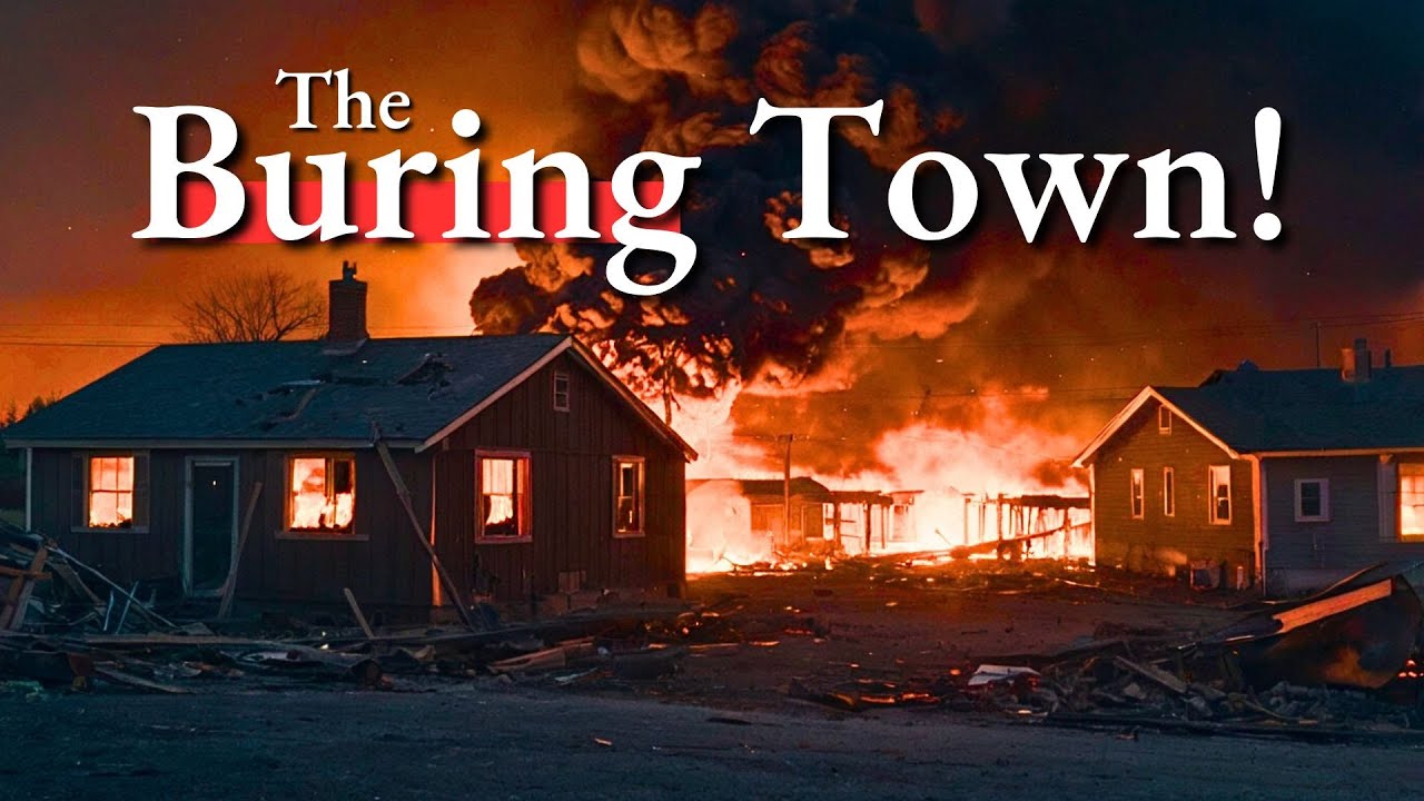 Exploring a Pennsylvania Ghost Town Burning For Decades! - YouTube