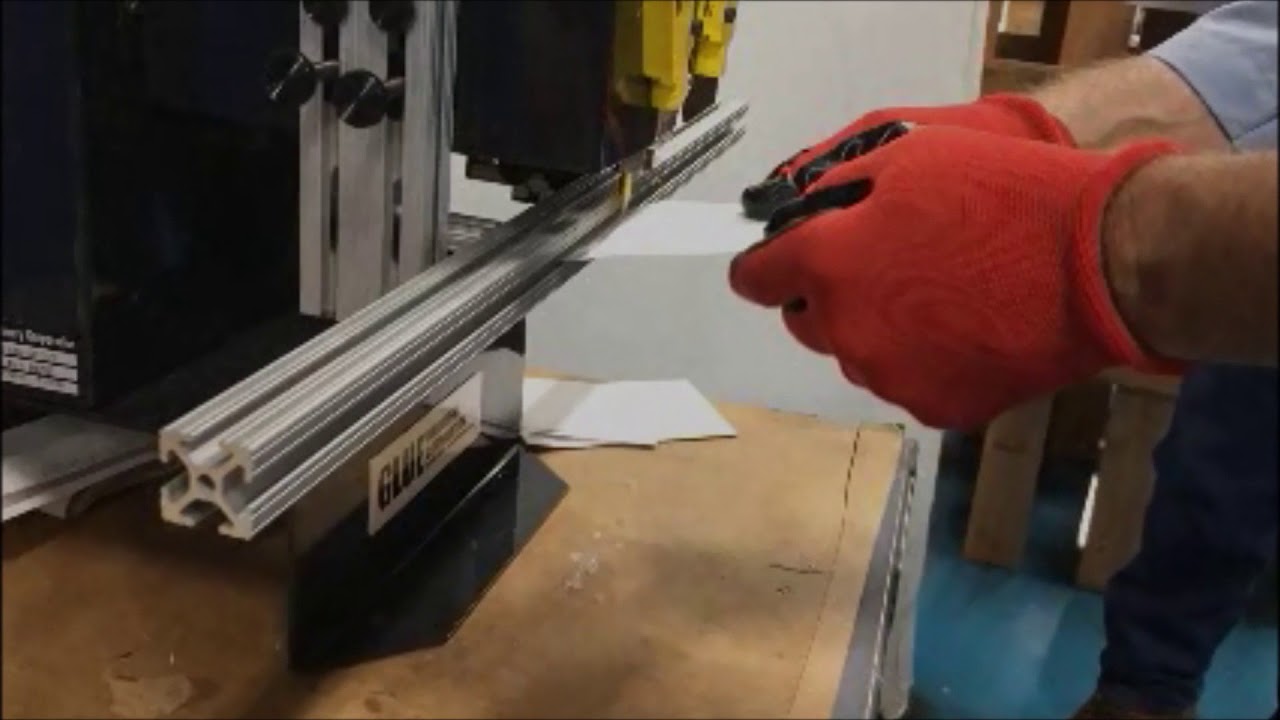 Fabric Swatch Ticket Gluing with Hot Melt Adhesive - YouTube