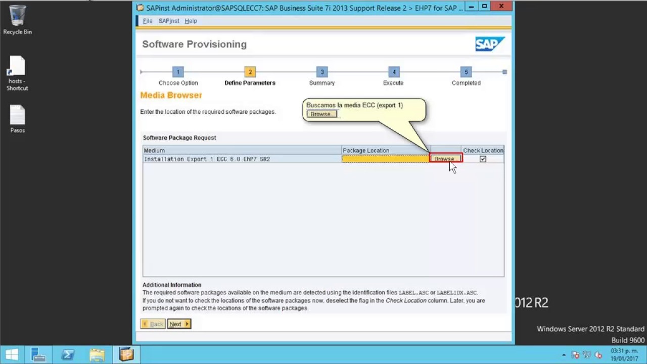 Intalacion de SAP- ECC EHP 7 - YouTube
