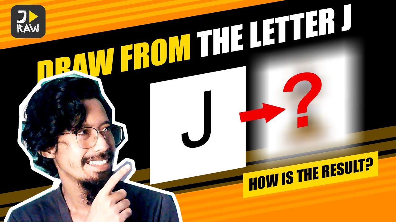 Draw From The Letter J To 7 Pictures | You Must See - YouTube